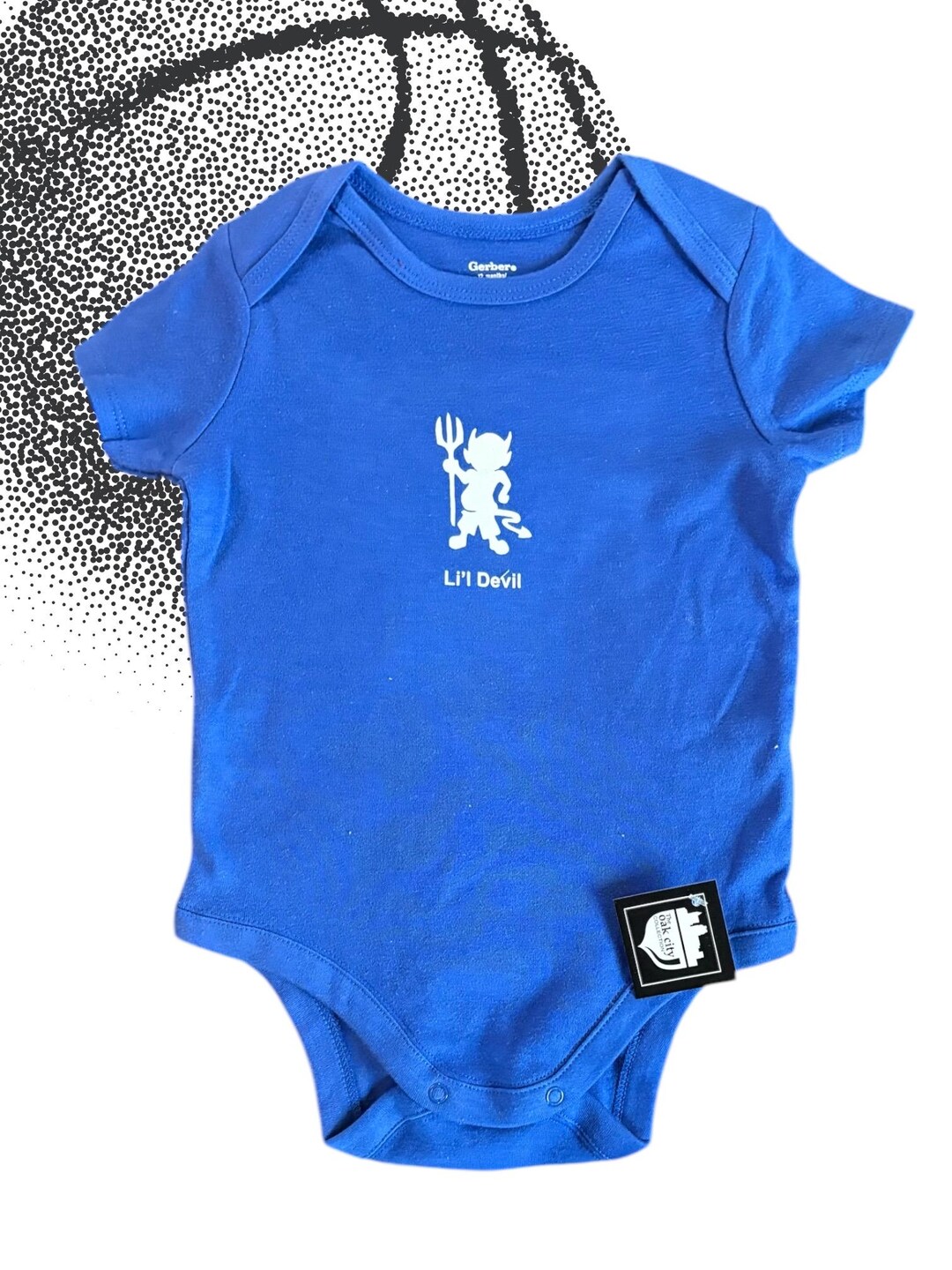 North Carolina Duke, Li’l Devil, Baby Jersey Bodysuit - Etsy