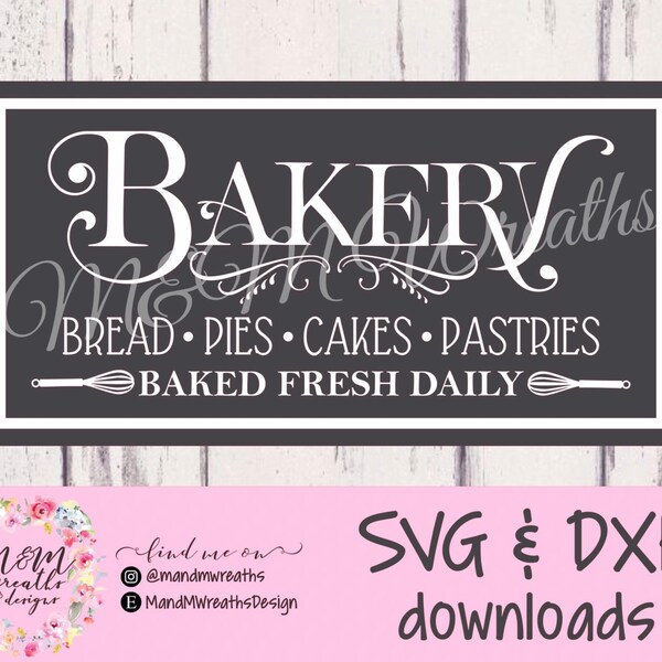 Bakery Svg - Etsy