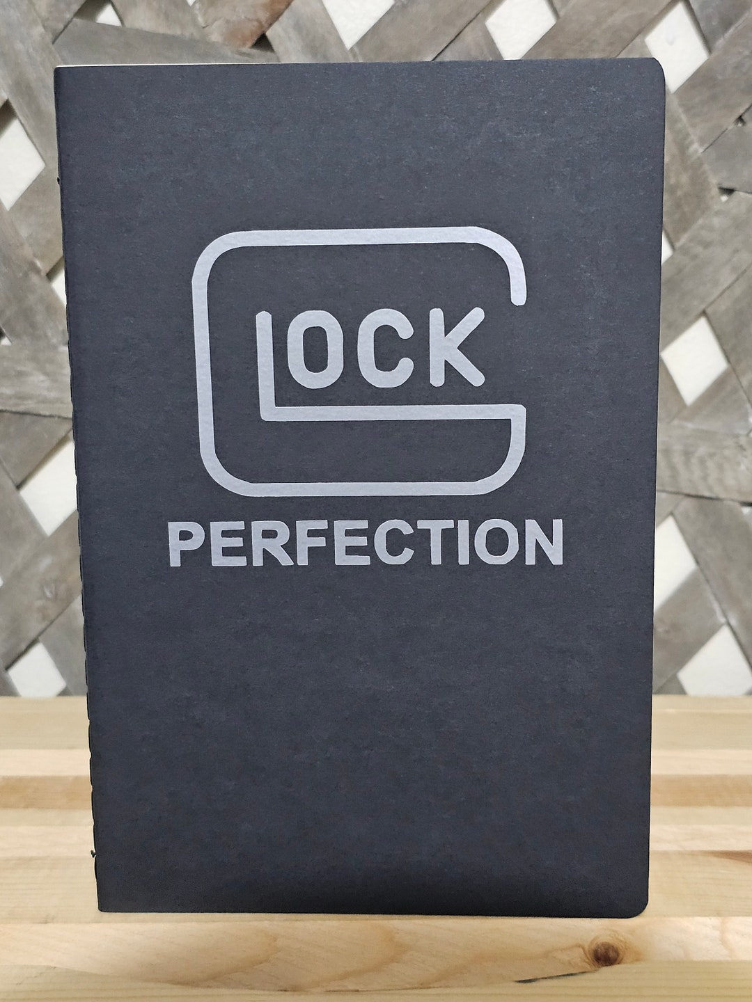 Notebook: Glock Perfection Notebook- Black W/silver -- Journal -- Lined ...