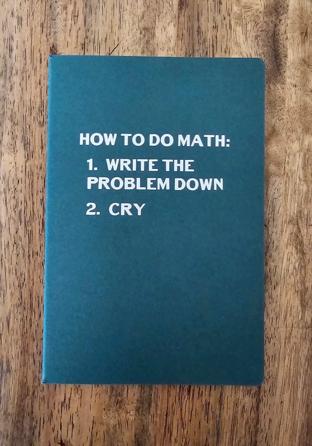 Notebook: How to Do Math Notebook- Dark Green W/white -- Journal ...