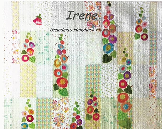 Irene Applique Quilt Pattern by Laura Heine for Fiberworks LHFWIRENE - Etsy