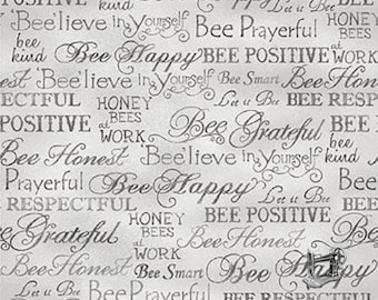 Fabric with words | Etsy