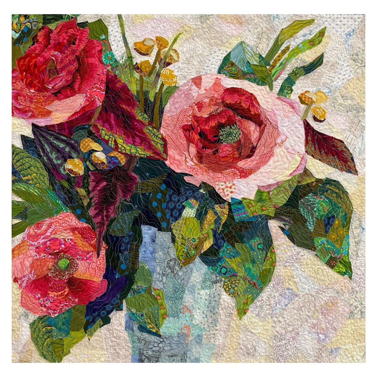 Collage Quilter Essentials for Success With Collage Quilts | Etsy