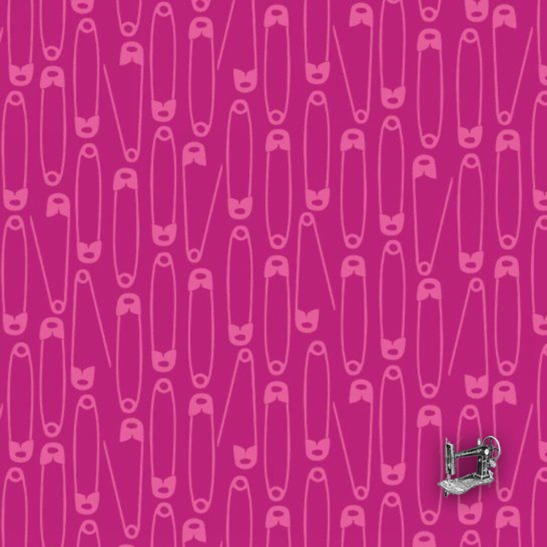 Sew Much Fun Safety Pins Fabric // for Studio E 3816 22 by the - Etsy