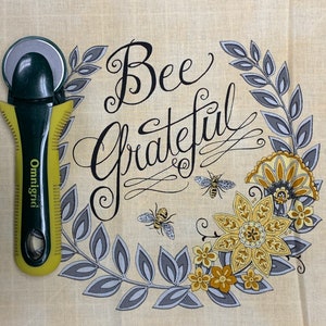 Bee Grateful Bee Blocks 23" Panel // Deb Strain // Moda 19960 12 Honey ...