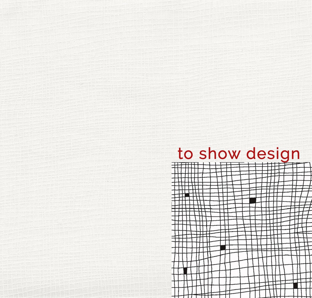 Ramblings 12 White on White Grid Fabric // P&B Textiles RA12806-W by ...