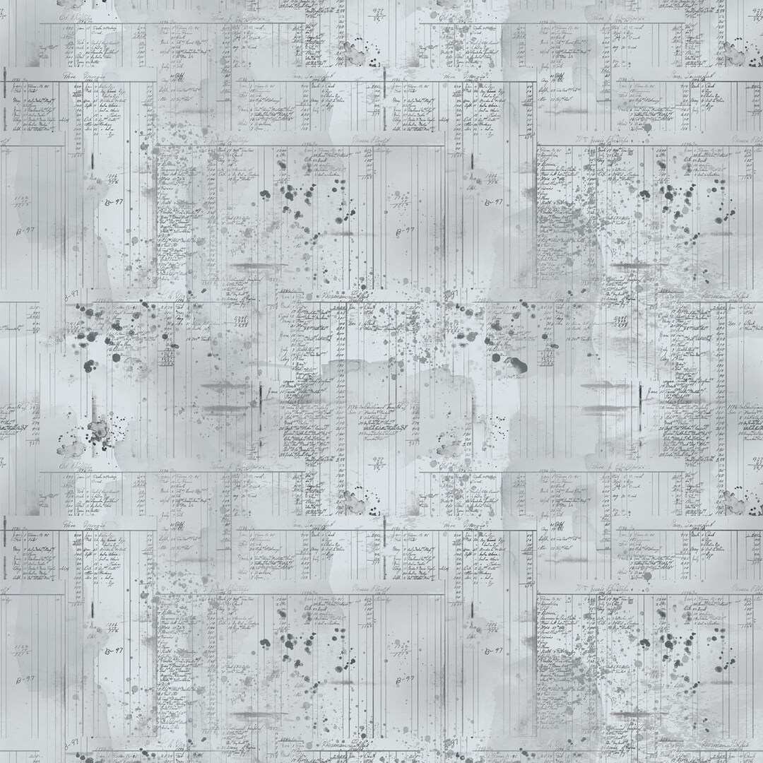 Farm Life Ledger Fabric // Clothworks 3940-116 by the HALF YARD - Etsy