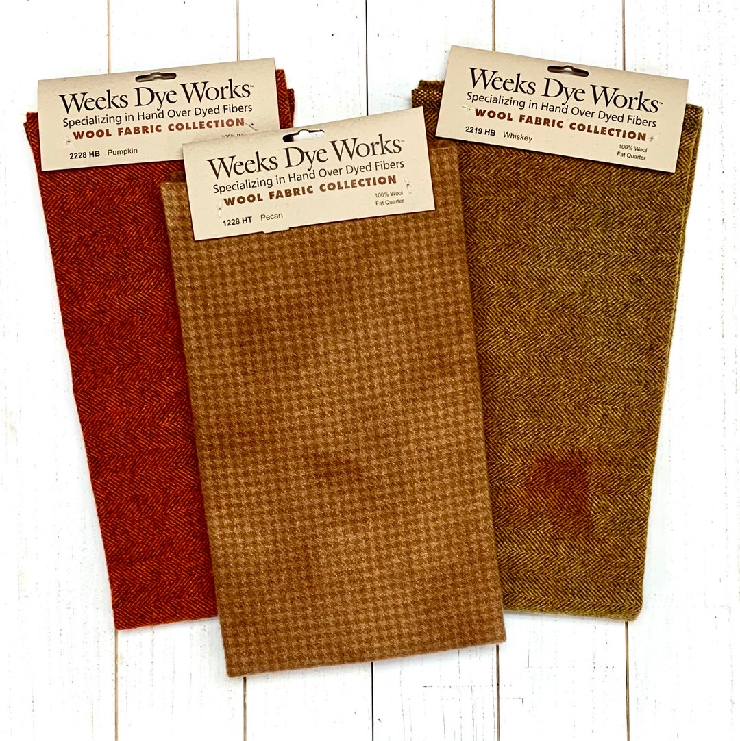 Weeks Dye Works Precut Wool Fat Quarters - Etsy