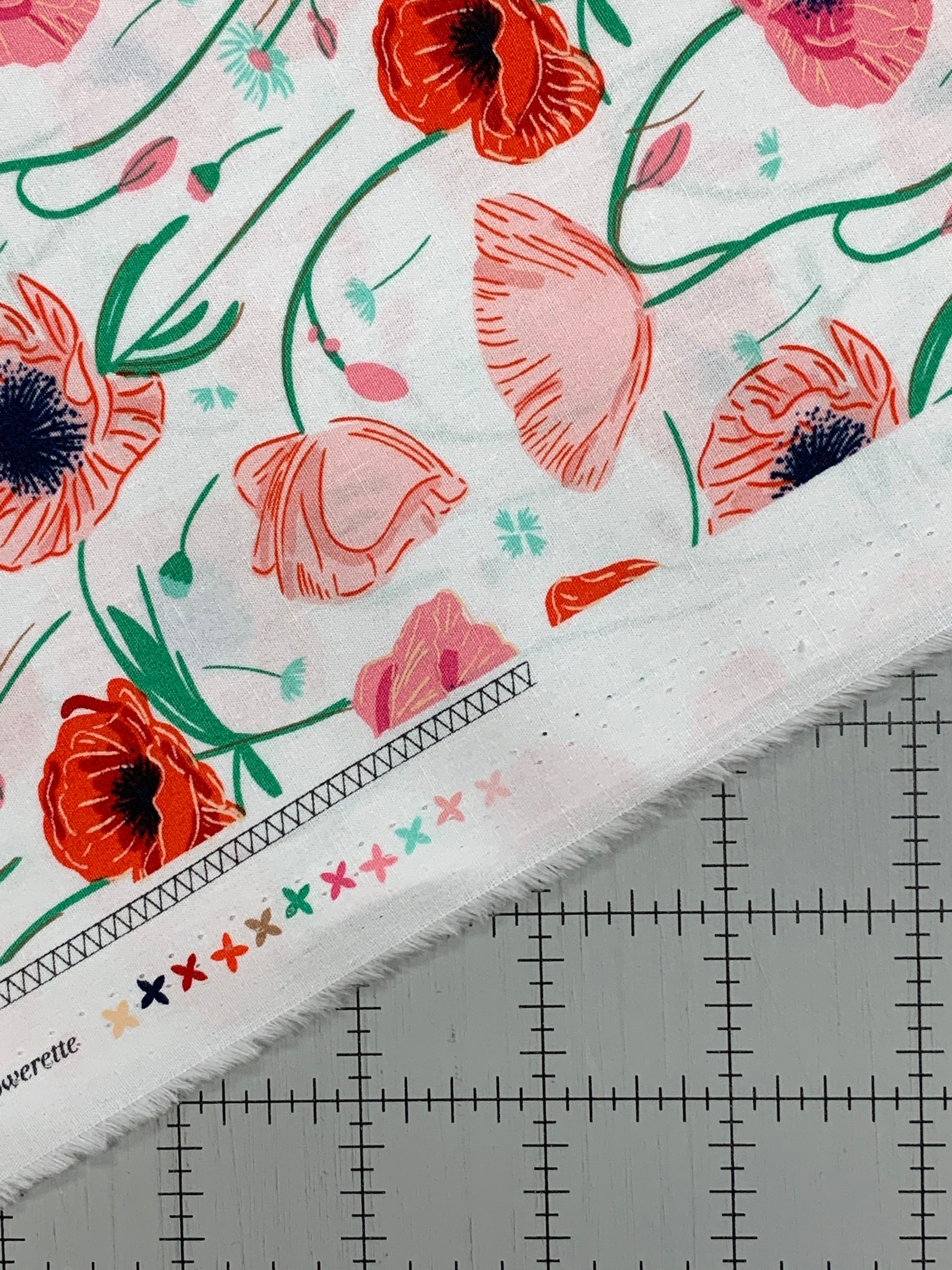 AGF Flowerette Poppy Hill Fabric // Art Gallery FWR-34884 by - Etsy