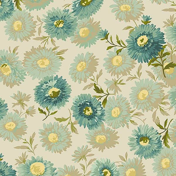 Aqua Teal Fabric - Etsy