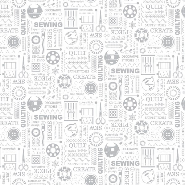 Low Volume Word Fabric - Etsy