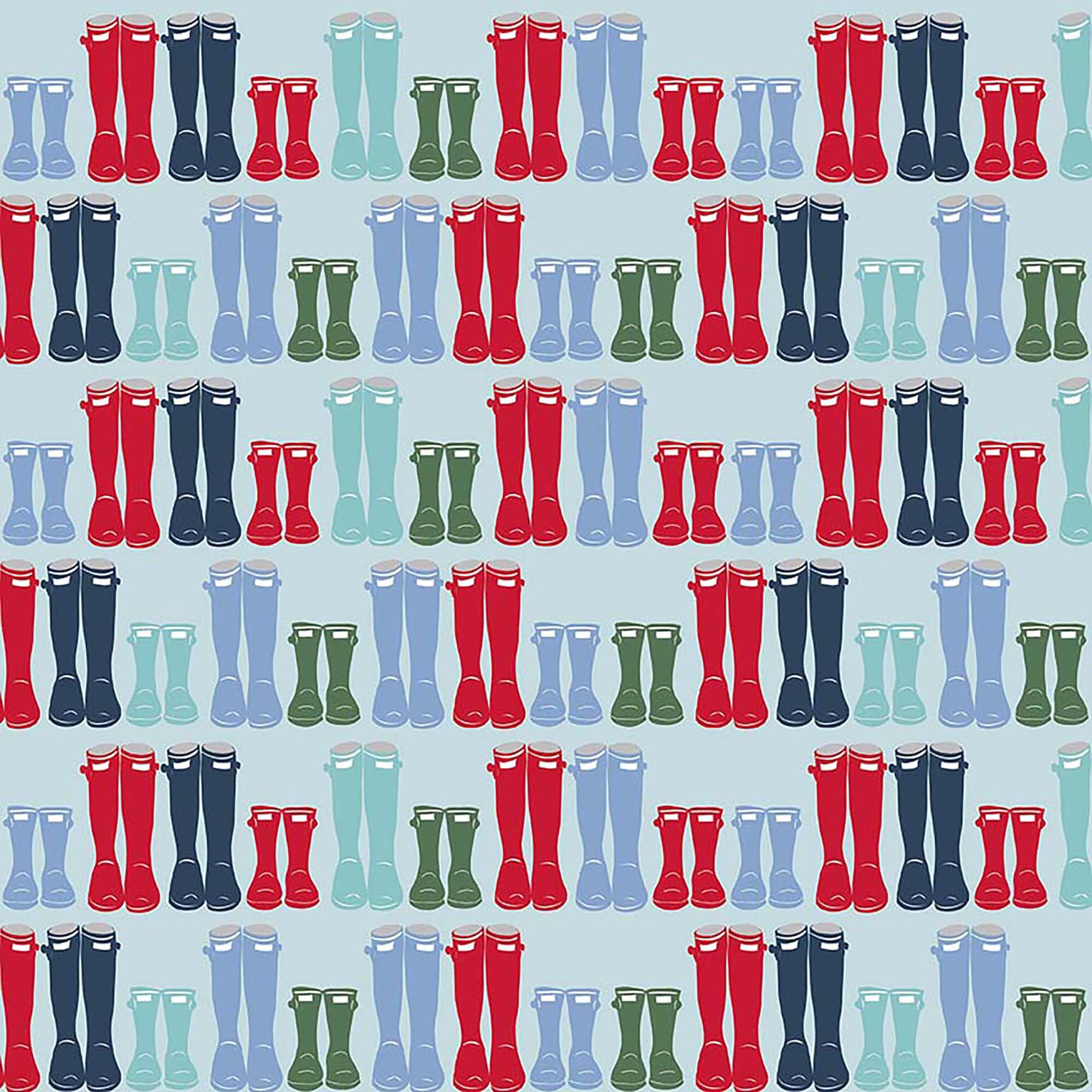 REMNANT 28 Fox Farm Wellies // Boot // Shoe Fabric // | Etsy