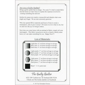 Passages Quilt Pattern - the Guilty Quilter GQU04 - Etsy