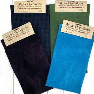 Weeks Dye Works Precut Wool Fat Quarters - Etsy