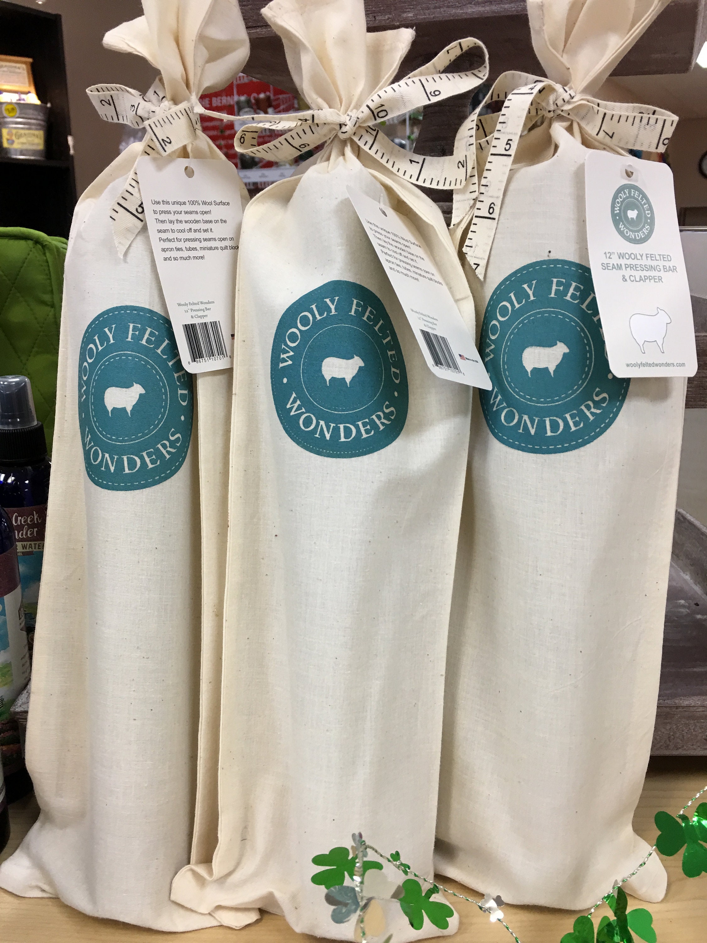 Wooly Felted Wonders Wool Covered Pressing Bar & Clapper in | Etsy