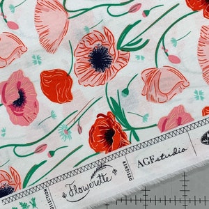 AGF Flowerette Poppy Hill Fabric // Art Gallery FWR-34884 by the Half Yard - Etsy
