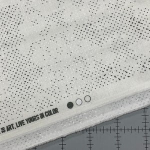 Quotation Spotted Fabric // Moda 1660 132 Cream by the HALF YARD - Etsy