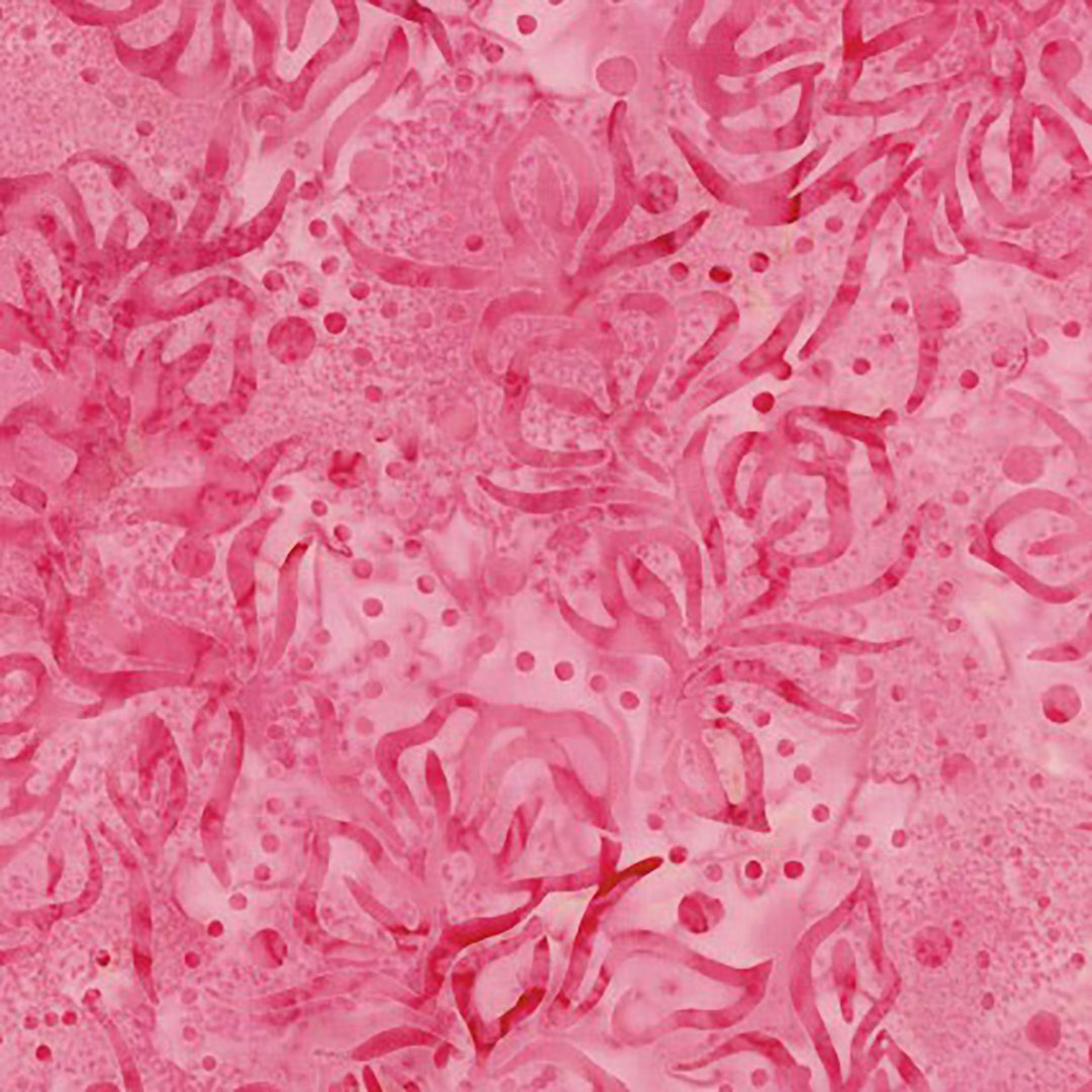 Java Batik Bright Pink Fabric // Maywood Studio MASB19 036 by the Half ...