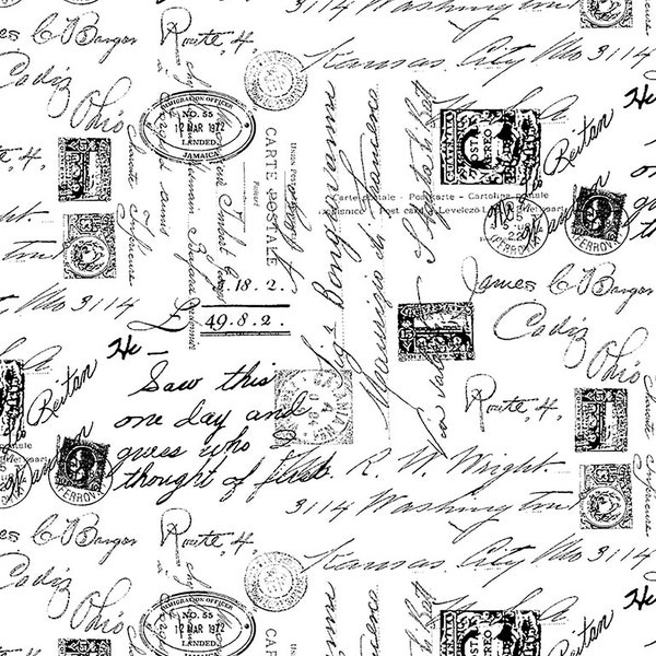 Text Print Fabric - Etsy