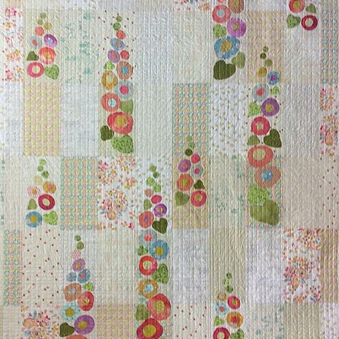 Irene Applique Quilt Pattern by Laura Heine for Fiberworks | Etsy