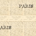 Destination Paris Word Fabric // Windham Fabrics 42496-2 by the Half ...