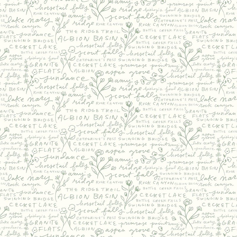 Text Print Fabric - Etsy
