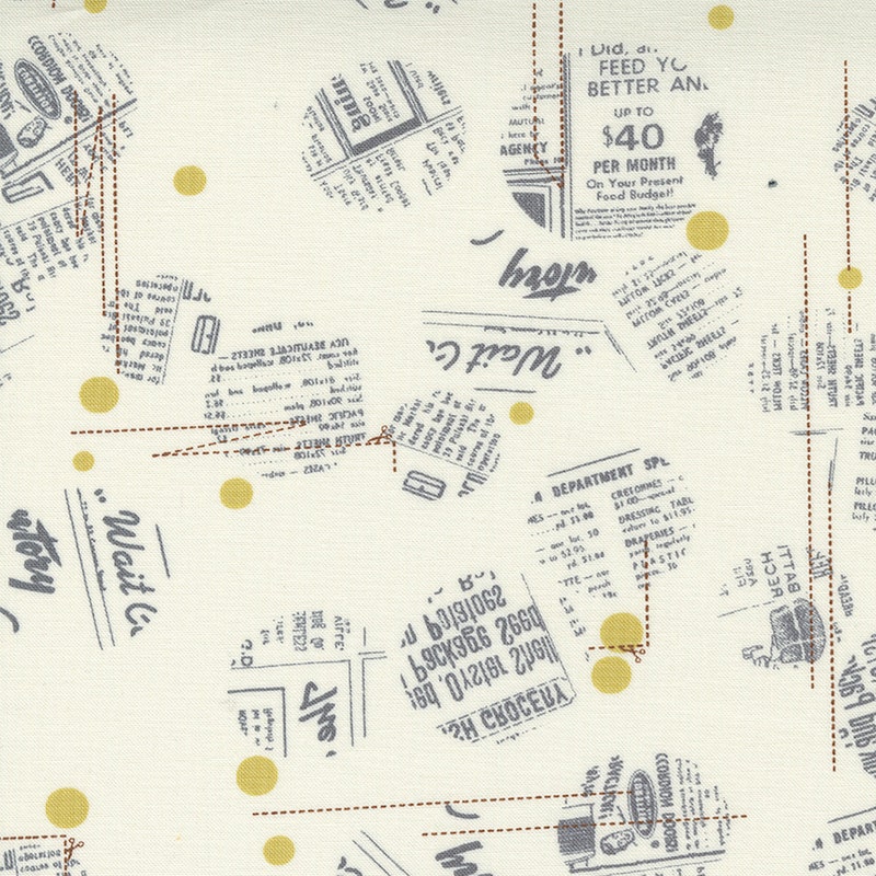 Newspaper Fabric - Etsy