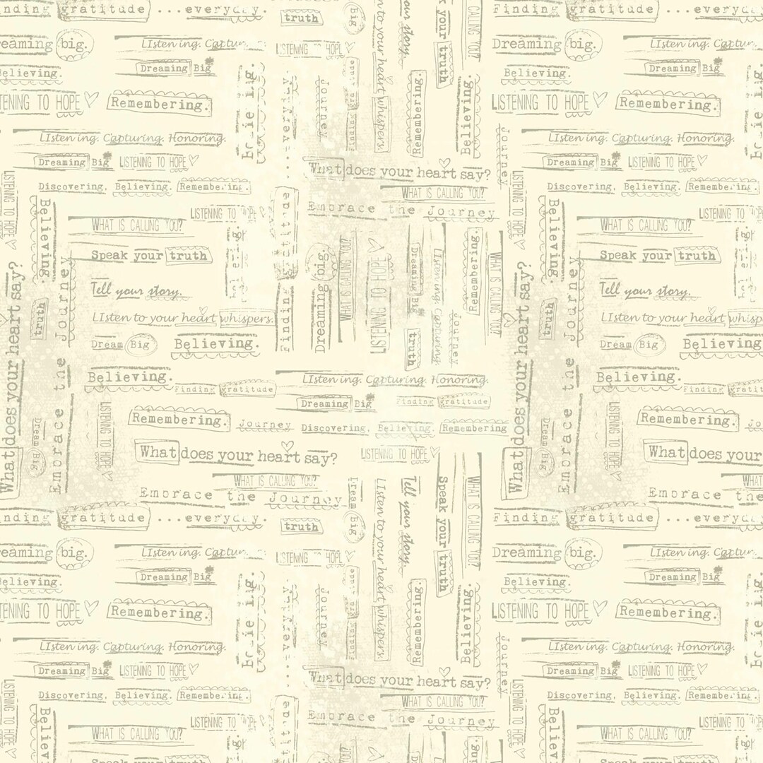 Be the Light Words of Truth Text Fabric // Benartex 13032-03 Light ...