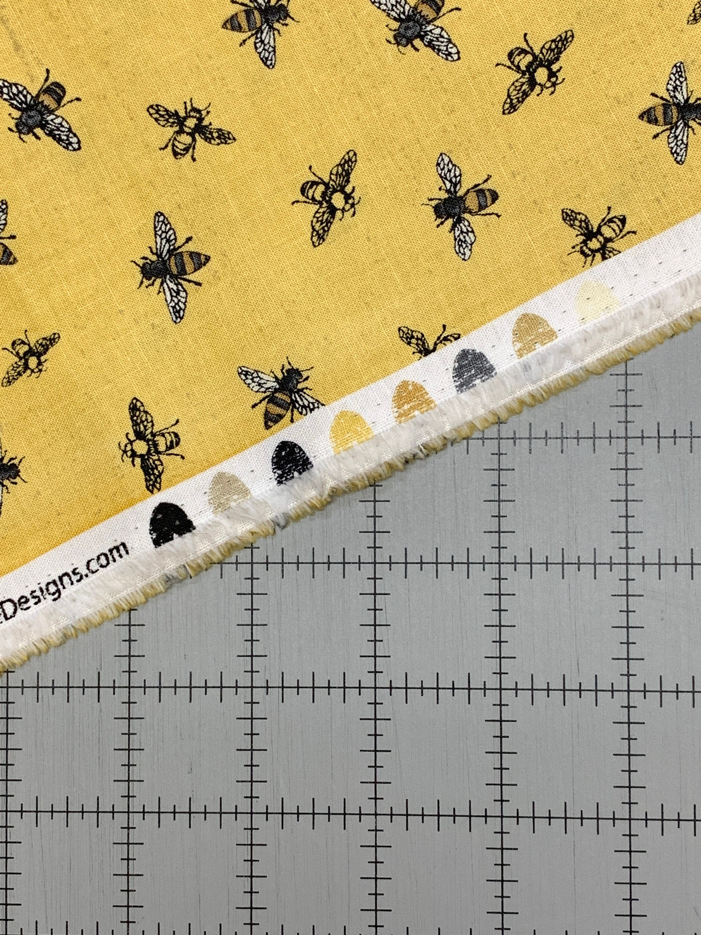 Bee's Life Honey Bee Fabric // Riley Blake Designs C10103 by the HALF ...