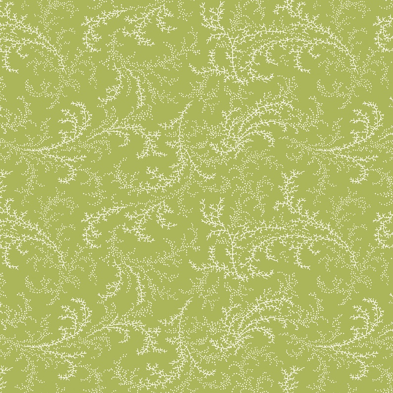 Rethink Pinks Light Green Wisps Fabric // Marcus R210150-LTGREEN by the ...