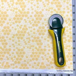 Home Sweet Home Honeycomb Fabric // Timeless Treasures BEE-CD3048 Honey ...