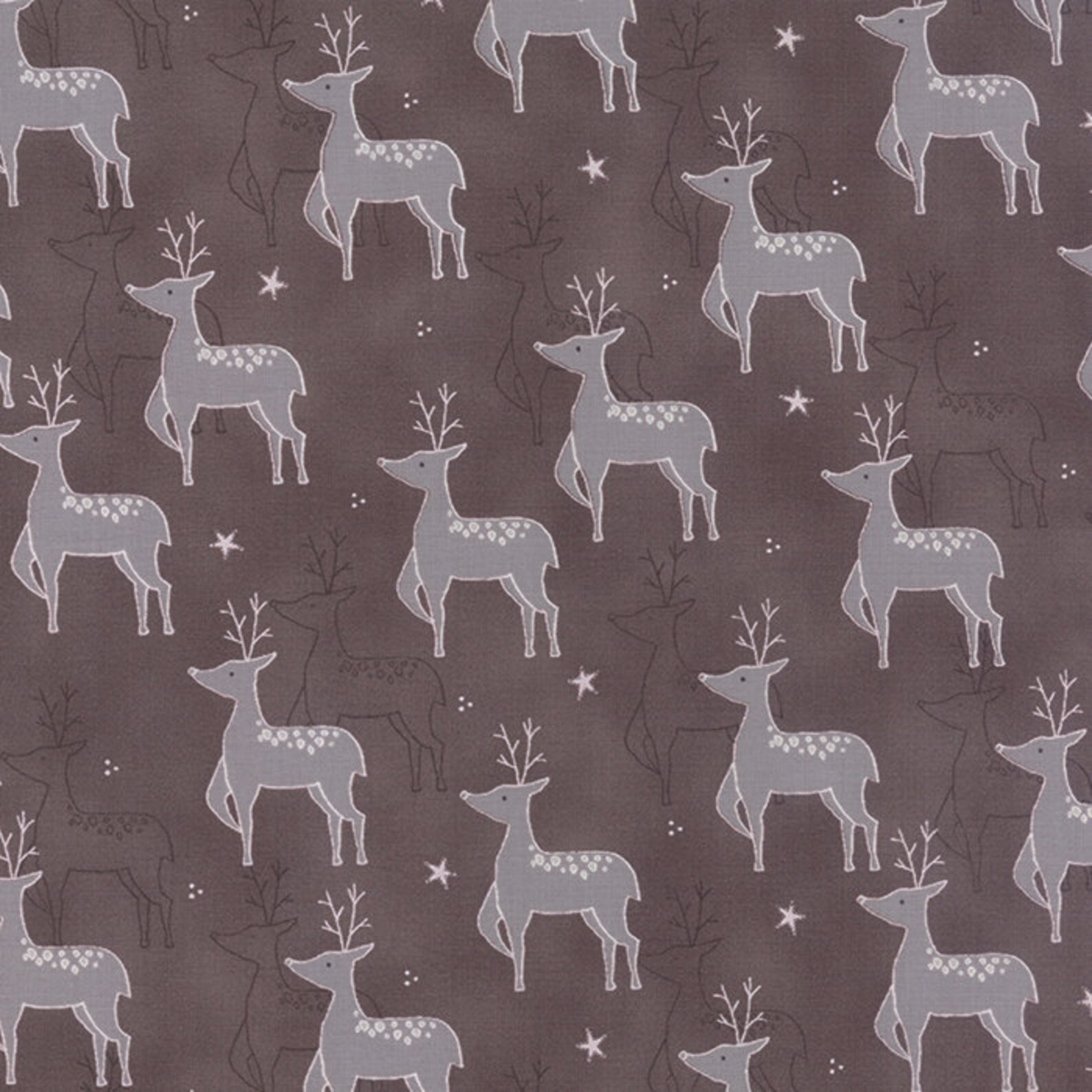 JOL Rudolf Kakao Fabric // Northern Quilts // Moda by the Half Yard - Etsy
