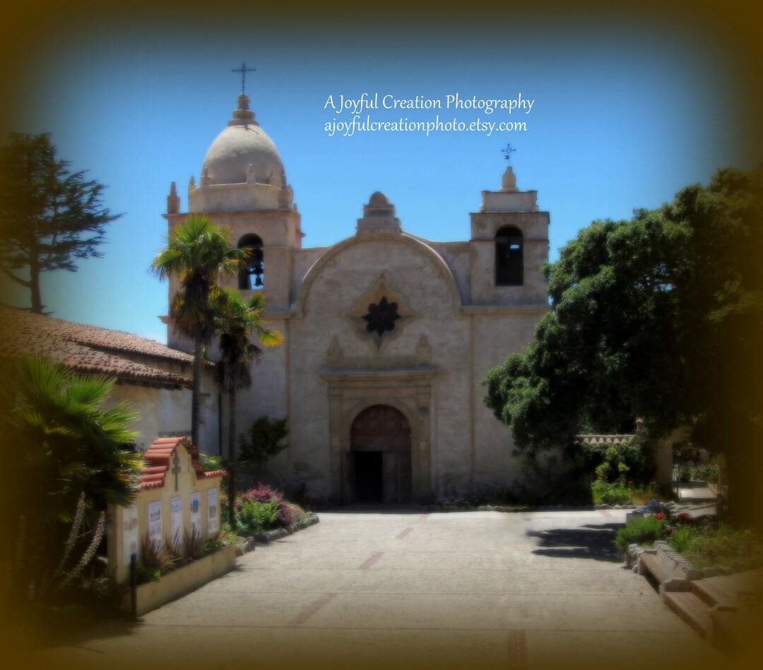 CALIFORNIA MISSION San Carlos Borromeo Del Río Carmelo Carmel - Etsy