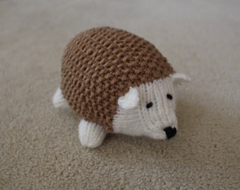 Knit Hedgehog Crochet Waldorf Toy Plush Woodland Mini Stuffed | Etsy