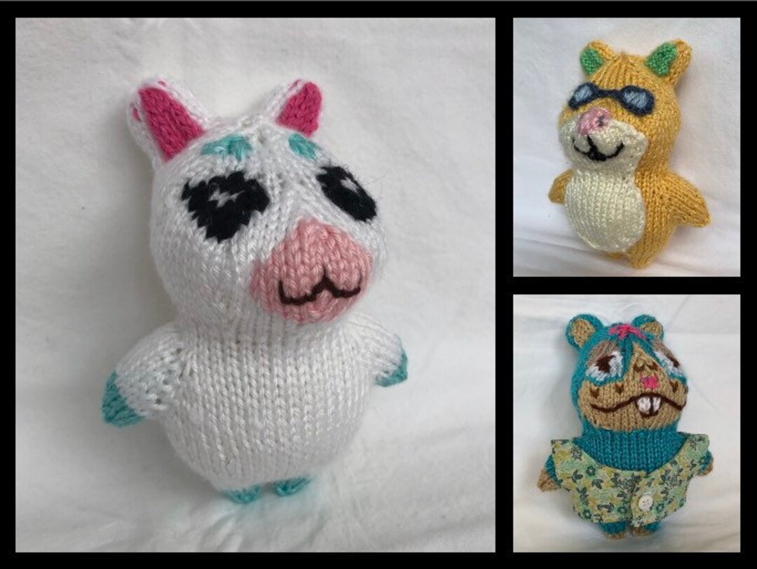 Custom Knit Hamster Villagers From Animal Crossing - Etsy