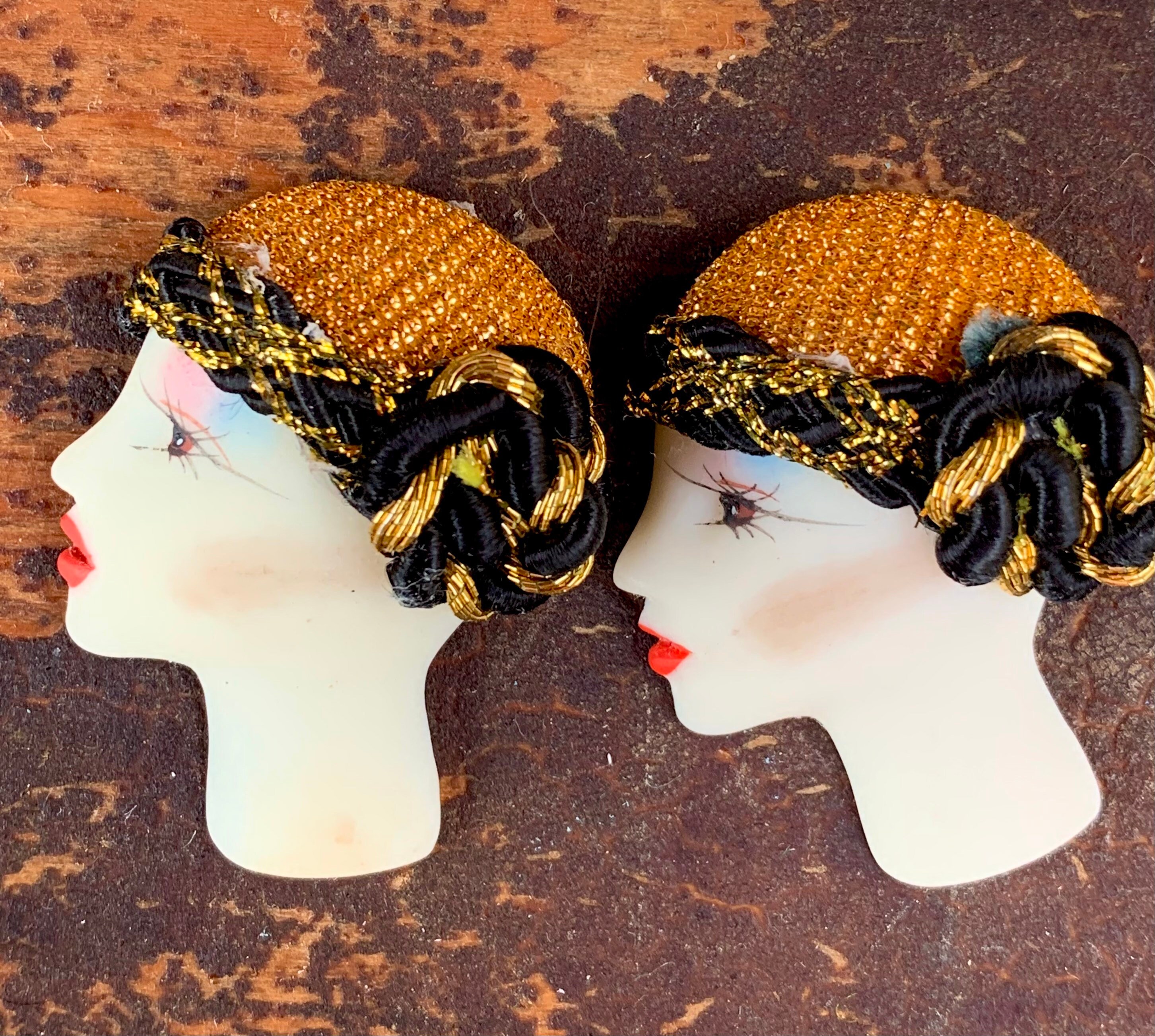 Vintage Lady Faces For Crafts | Etsy