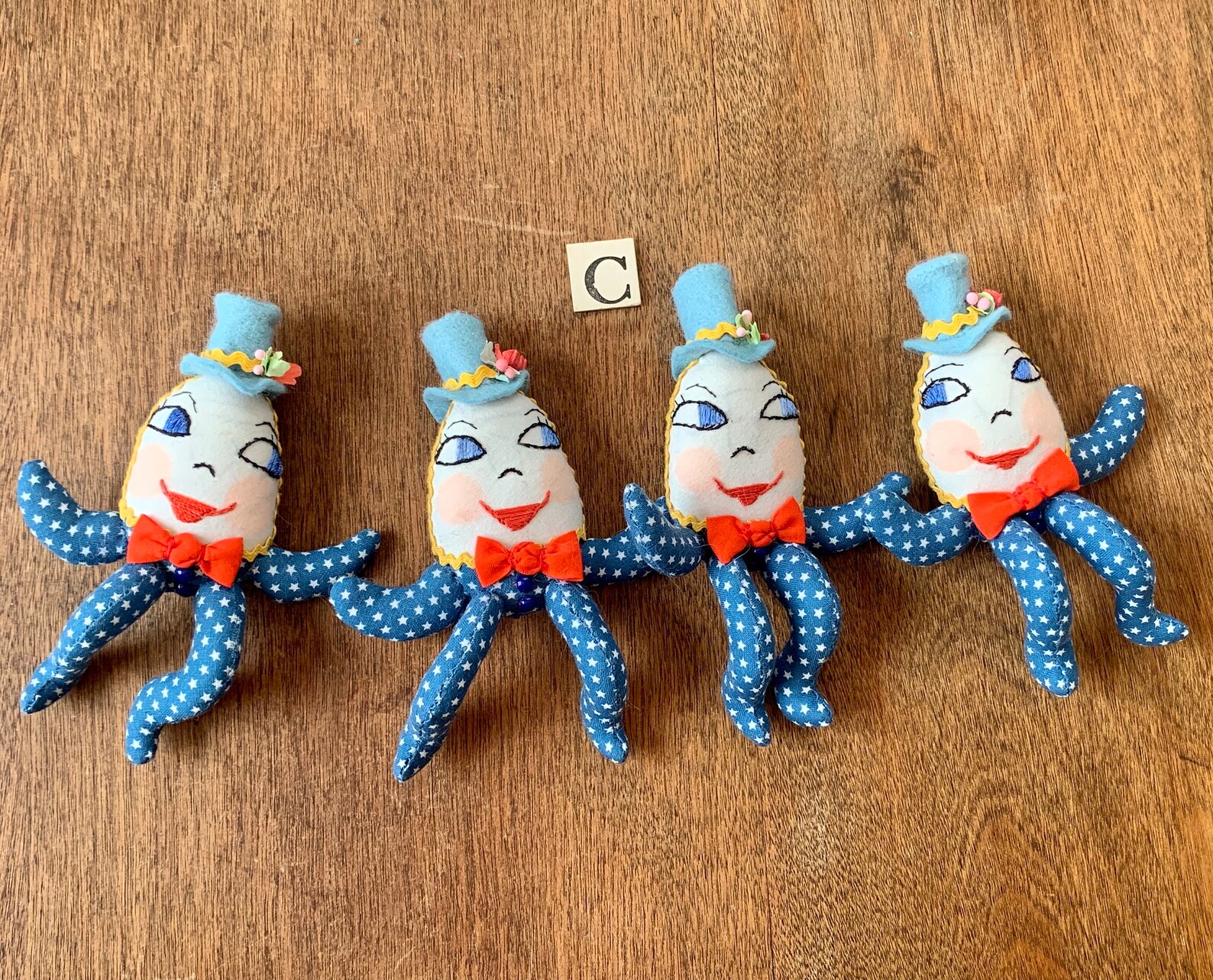 Little Old Fashioned Egg Men - Etsy