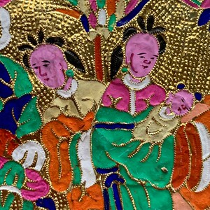 Antique Fatshan Gold Foil Label Large - Etsy