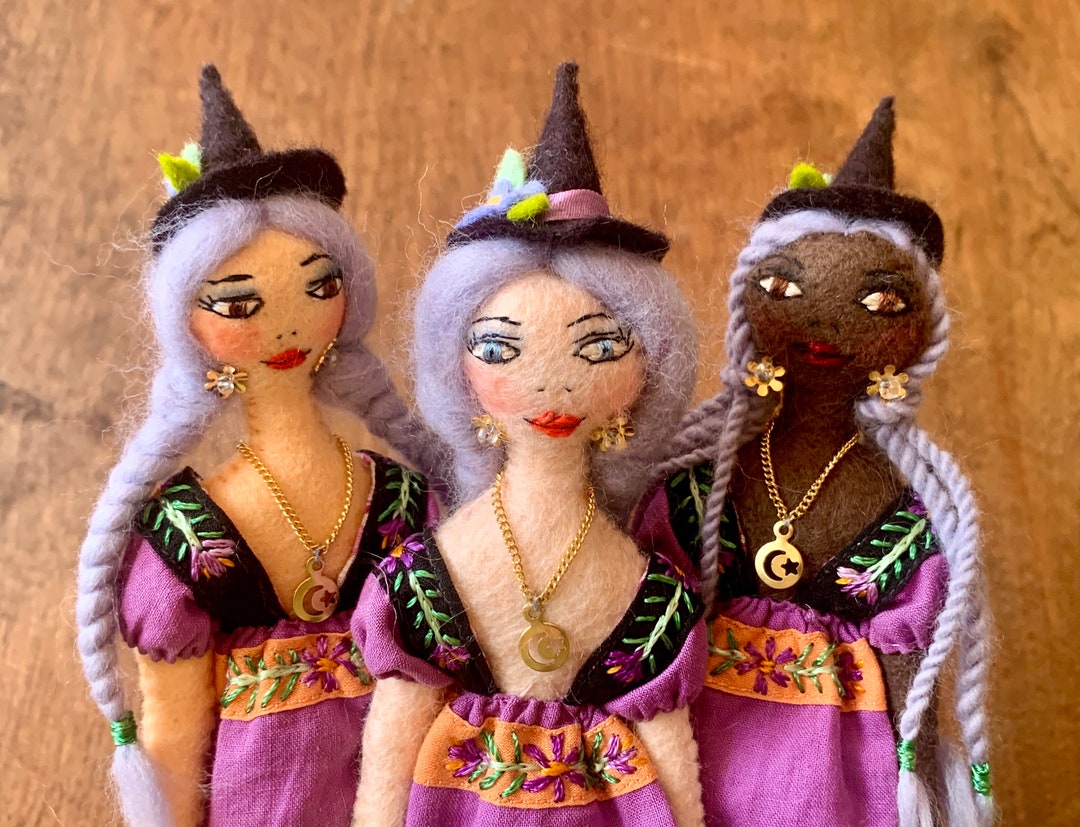 Lavender Witch Doll - Etsy