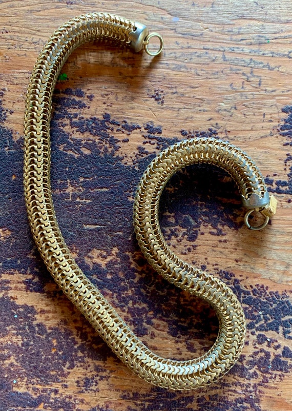 Vintage brass chain - Gem
