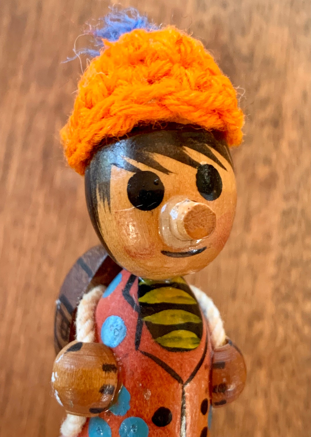Cute Vintage Wooden Figure - Etsy