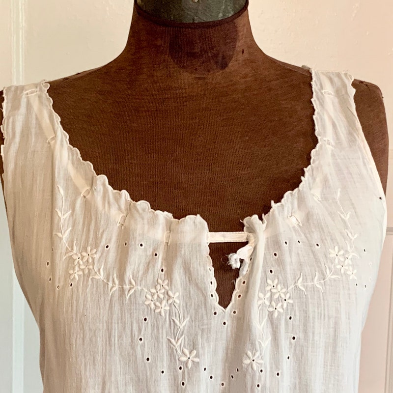 Eyelet Cotton Slip - Etsy