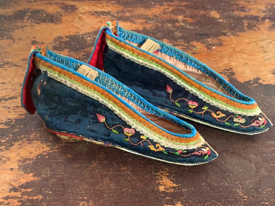 Antique Chinese Lotus Shoes - Etsy