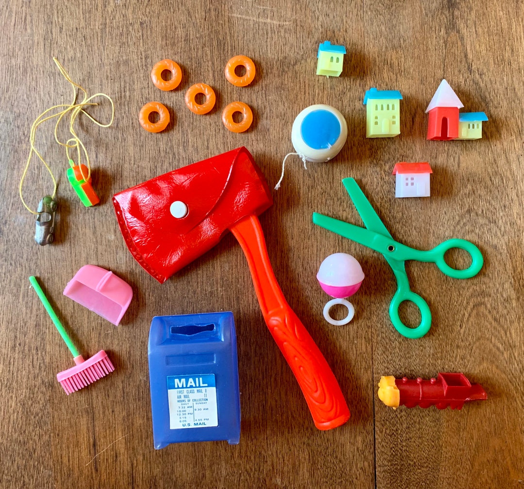 A Collection of Little Vintage Plastic Toys - Etsy