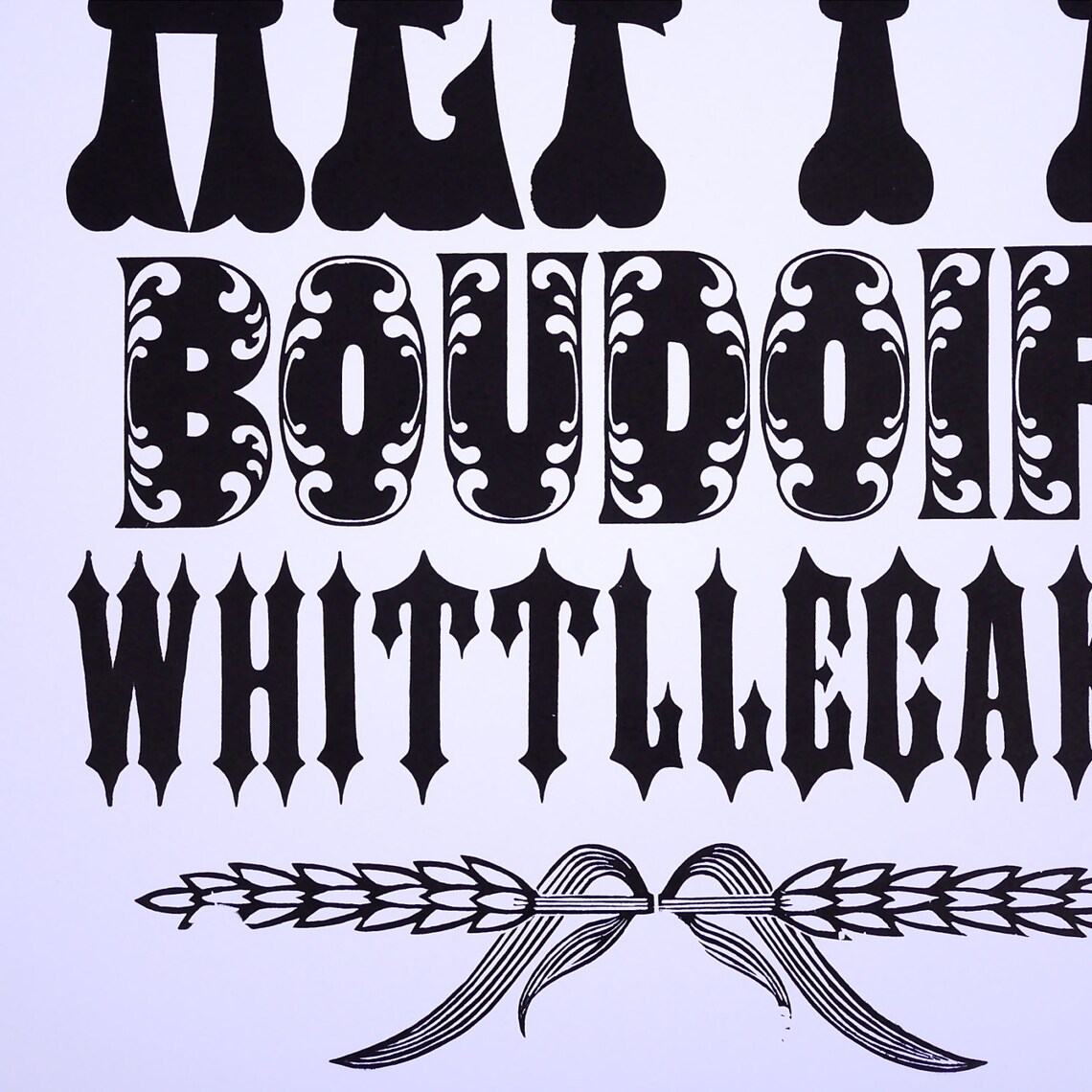 Rob Roy Kelly Wood Type Specimen Sheet - Etsy