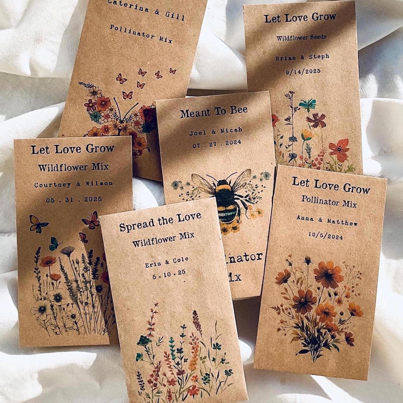 Seed Packet Favors - Etsy