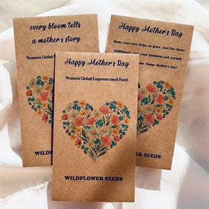 Custom Bulk Mother's Day Favors - Seeds Packets Favors -sustainable ...