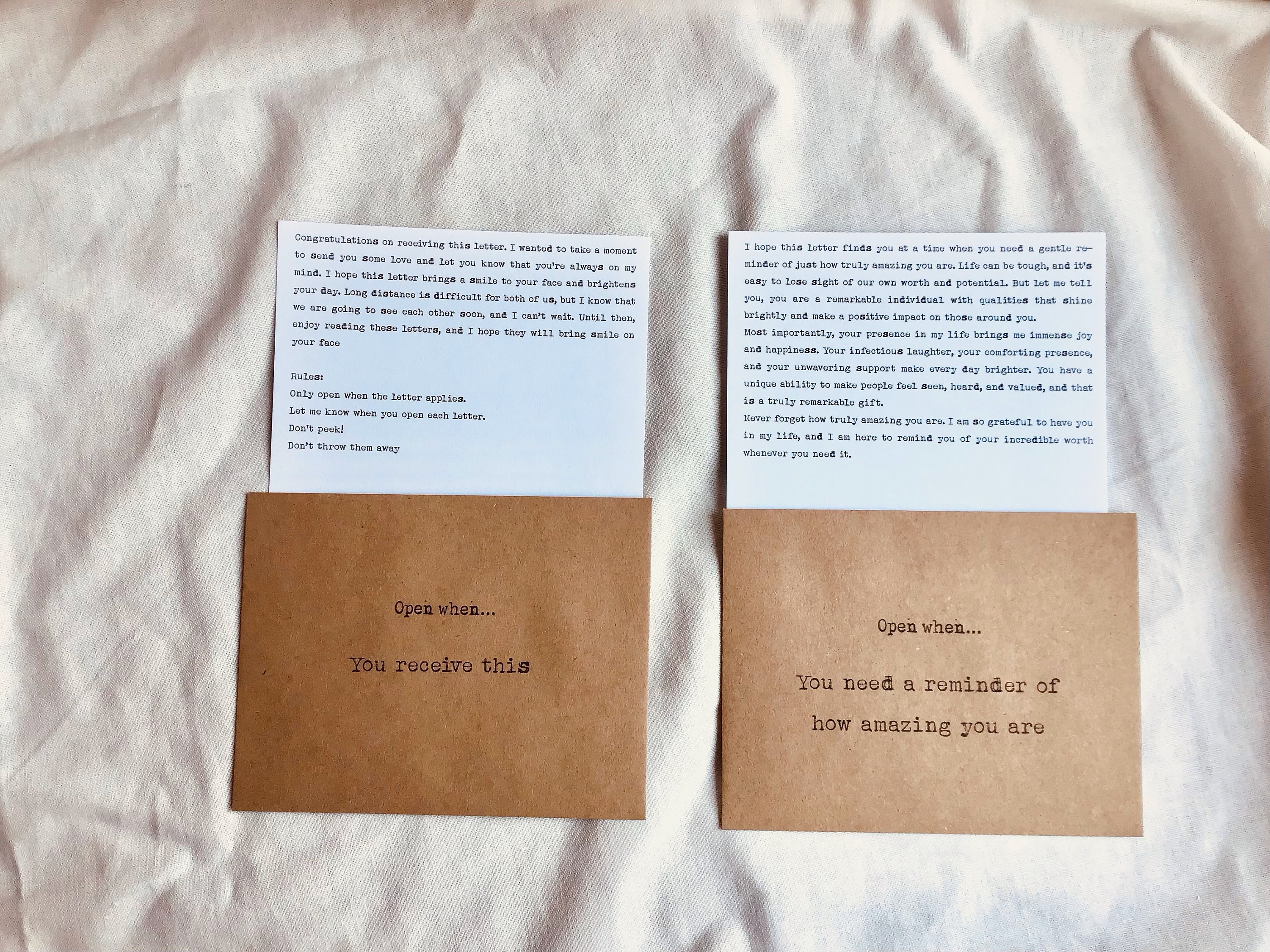 Long Distance Relationship "love Across Miles" Gift Box Open When ...