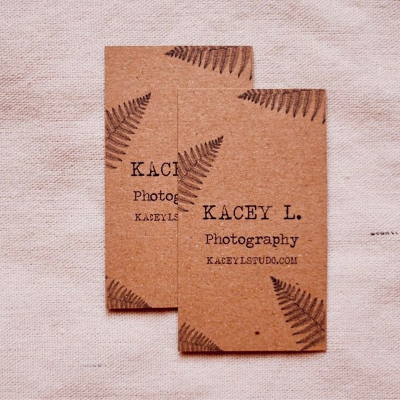 Rustic Business Card - Etsy