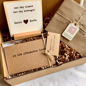 Long Distance Relationship "love Across Miles" Gift Box Open When ...